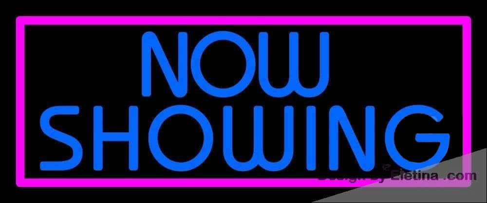 Neon Signs for Wall Decor Blue Now Showing Sign Neon Led ...