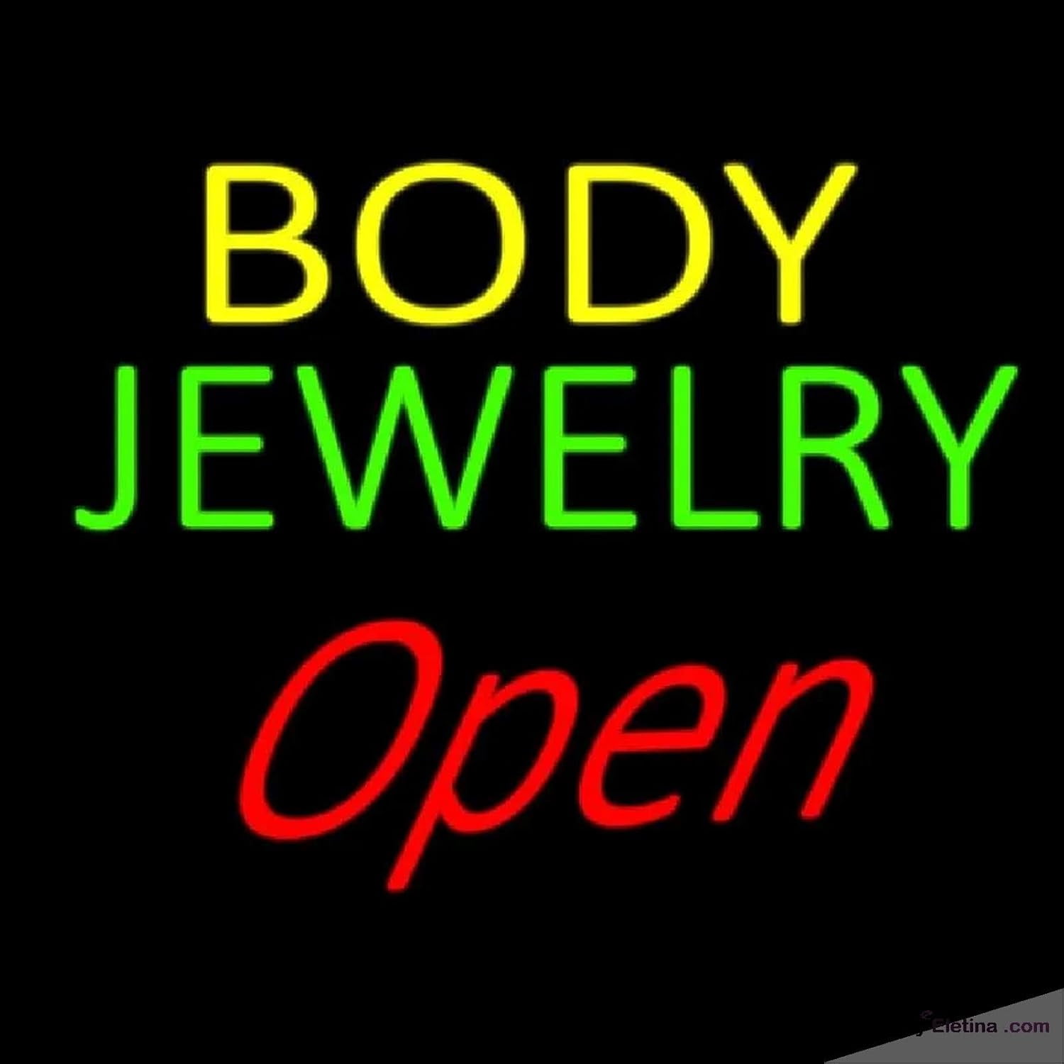 Neon Signs for Wall Decor Body Jewelry Open Handmade Art Sign Neon Led ...