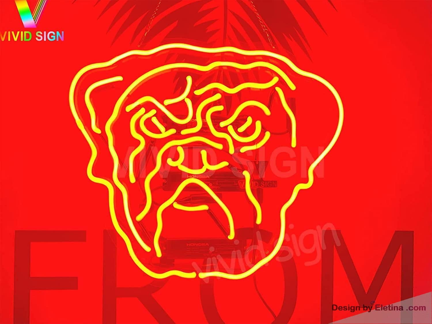 Neon Signs for Wall Decor Brown Dawg Pounds Sign Acrylic Pub Bar ...