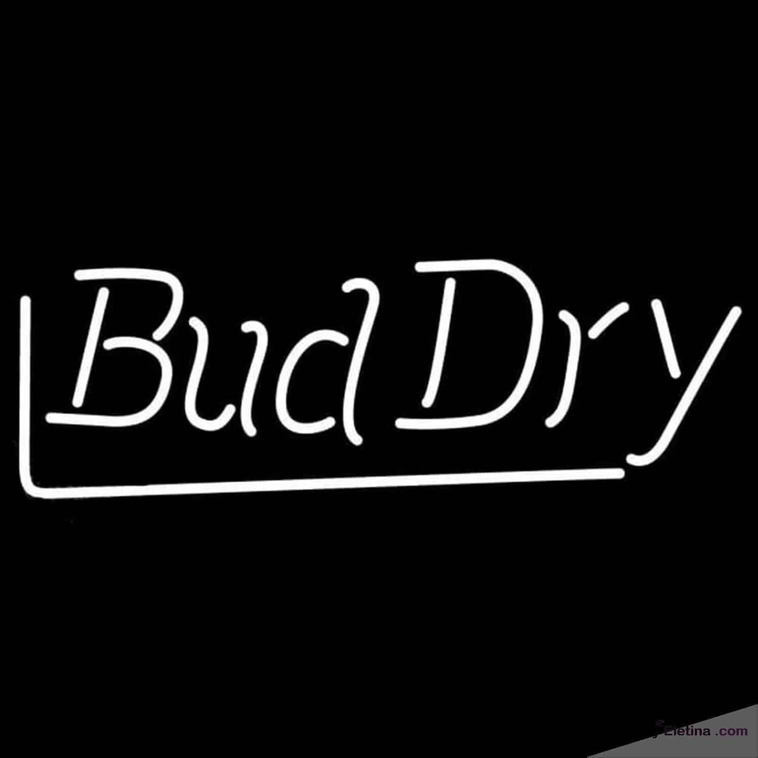 Neon Signs for Wall Decor Bud Dry Beer Sign Handmade Art Sign Neon Led ...