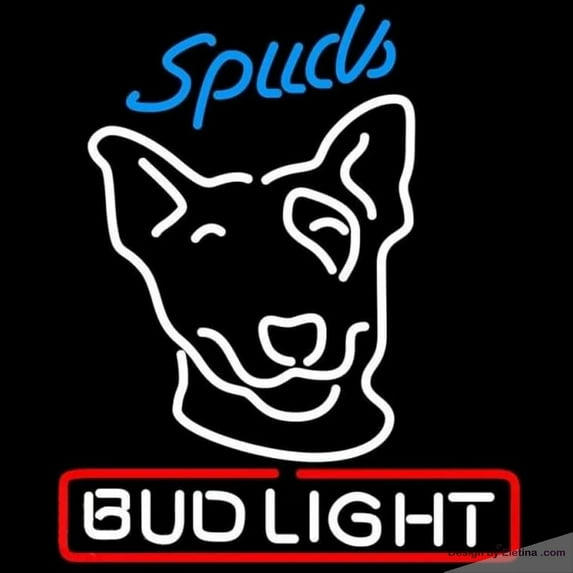 Neon Signs for Wall Decor Bud Light Spuds Beer Sign Handmade Art Sign ...