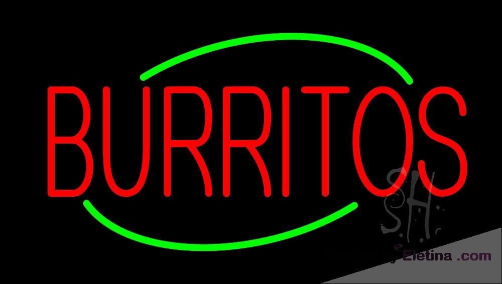 Neon Signs for Wall Decor Burritos Sign Neon Led Tubing 15x17inch ...