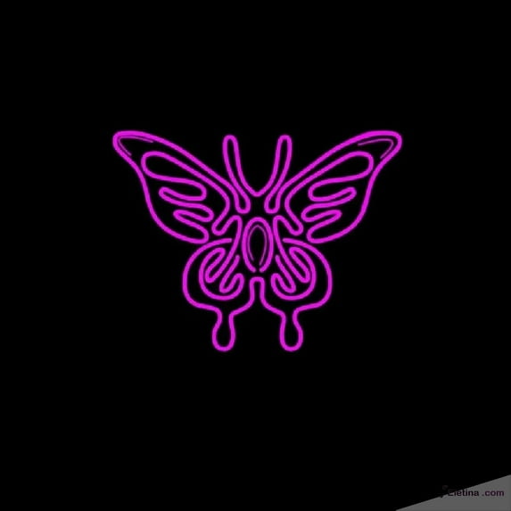 Neon Signs for Wall Decor Butterfly Pink Handmade Art Sign Neon Led ...
