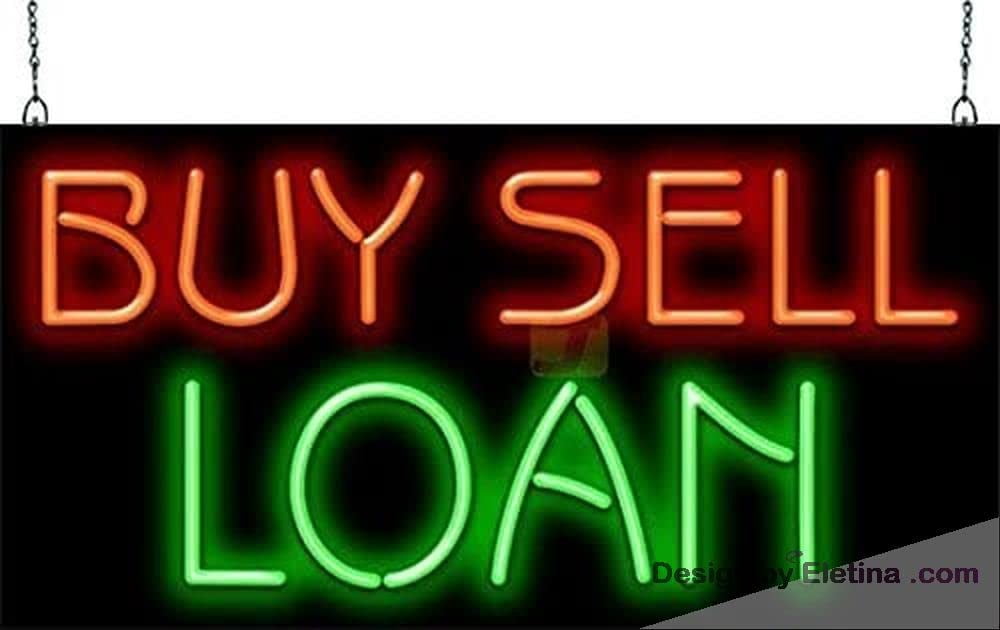 Neon Signs for Wall Decor Buy Sell Loan Sign Neon Led Tubing 15x17inch ...