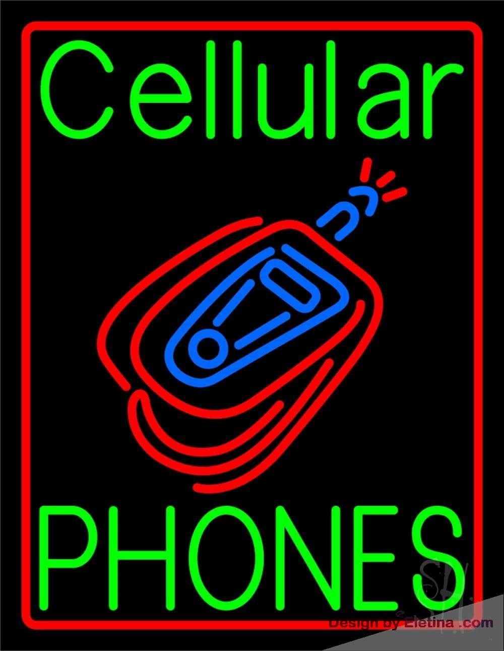 Neon Signs for Wall Decor Cellular Phone Logo Sign Neon Led ...