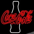 Neon Signs for Wall Decor Coca Cola White Bottle Handmade Art Sign Neon ...