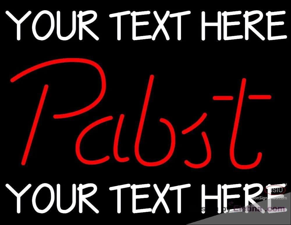 Neon Signs for Wall Decor Custom Pabst Beer Sign Neon Led ...