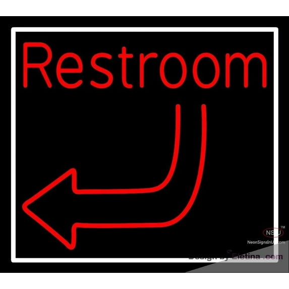 Neon Signs for Wall Decor Custom Restroom Handmade Art Sign Neon Led ...