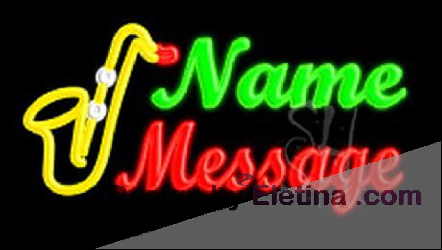 Neon Signs for Wall Decor Custom Saxophone Sign Neon Led ...