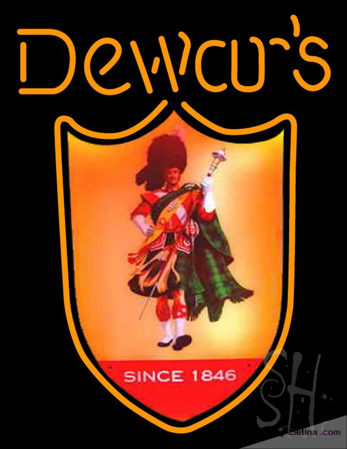 Neon Signs for Wall Decor Dewars Scotchman Sign Neon Led Tubing ...