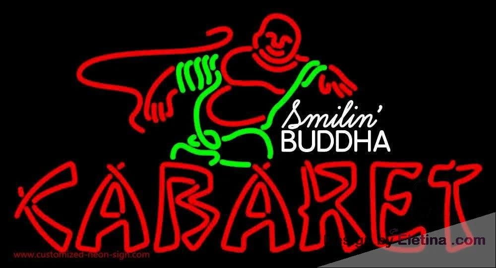Neon Signs for Wall Decor Double Stroke Cabaret Logo Handmade Art Sign ...