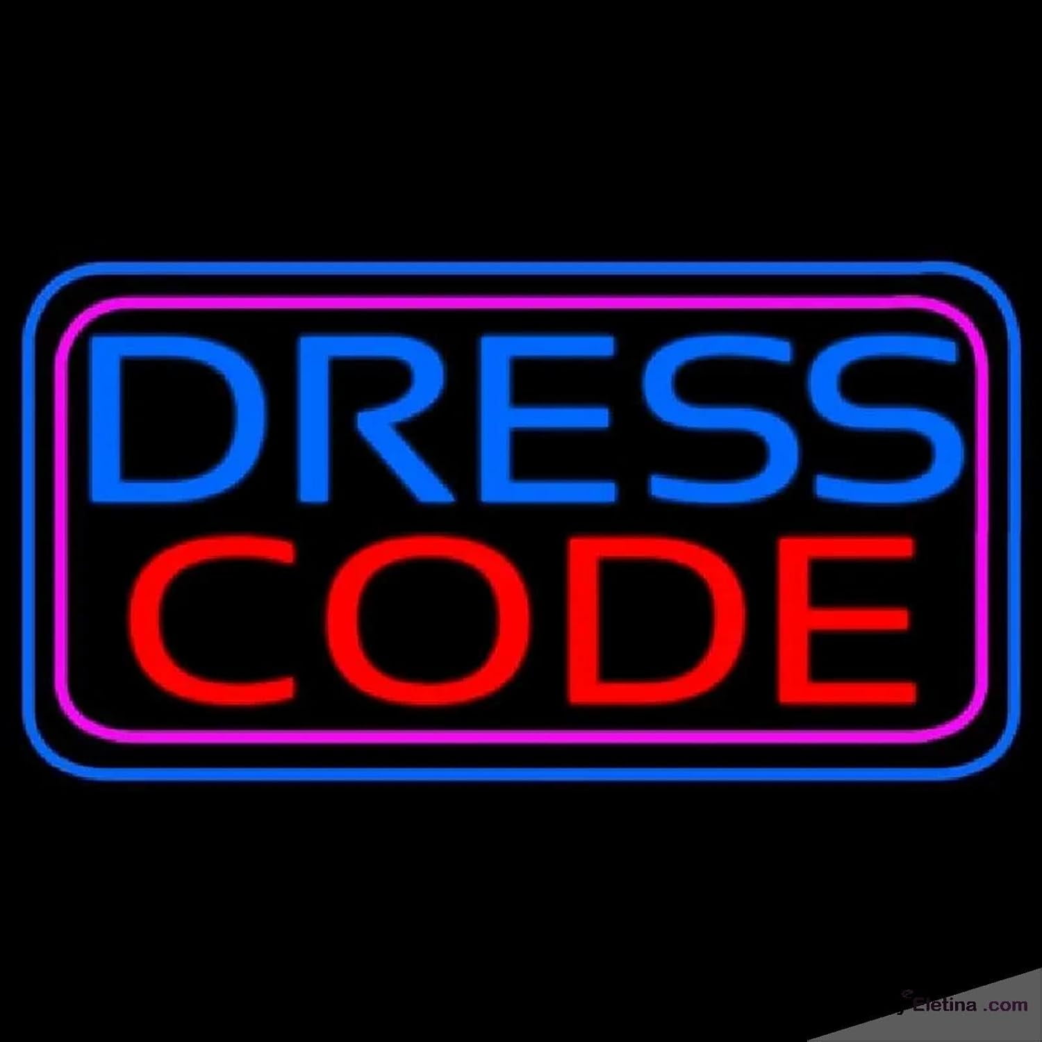 Neon Signs for Wall Decor Dress Code Handmade Art Sign Neon Led ...