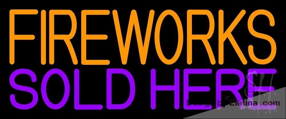 Neon Signs for Wall Decor Fire Work Sold Here Sign Neon Led ...