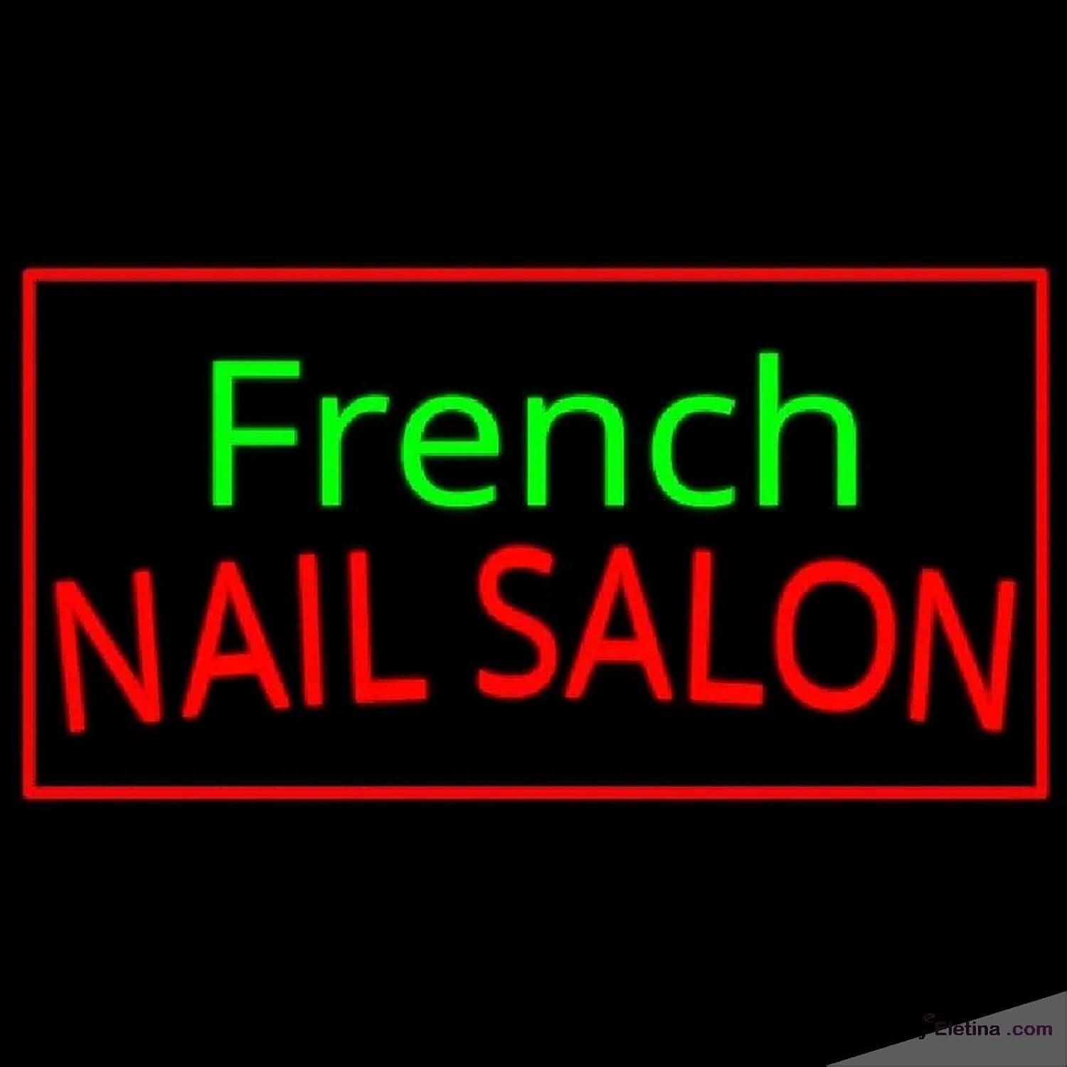 Neon Signs for Wall Decor French Nail Salon Handmade Art Sign Neon Led ...