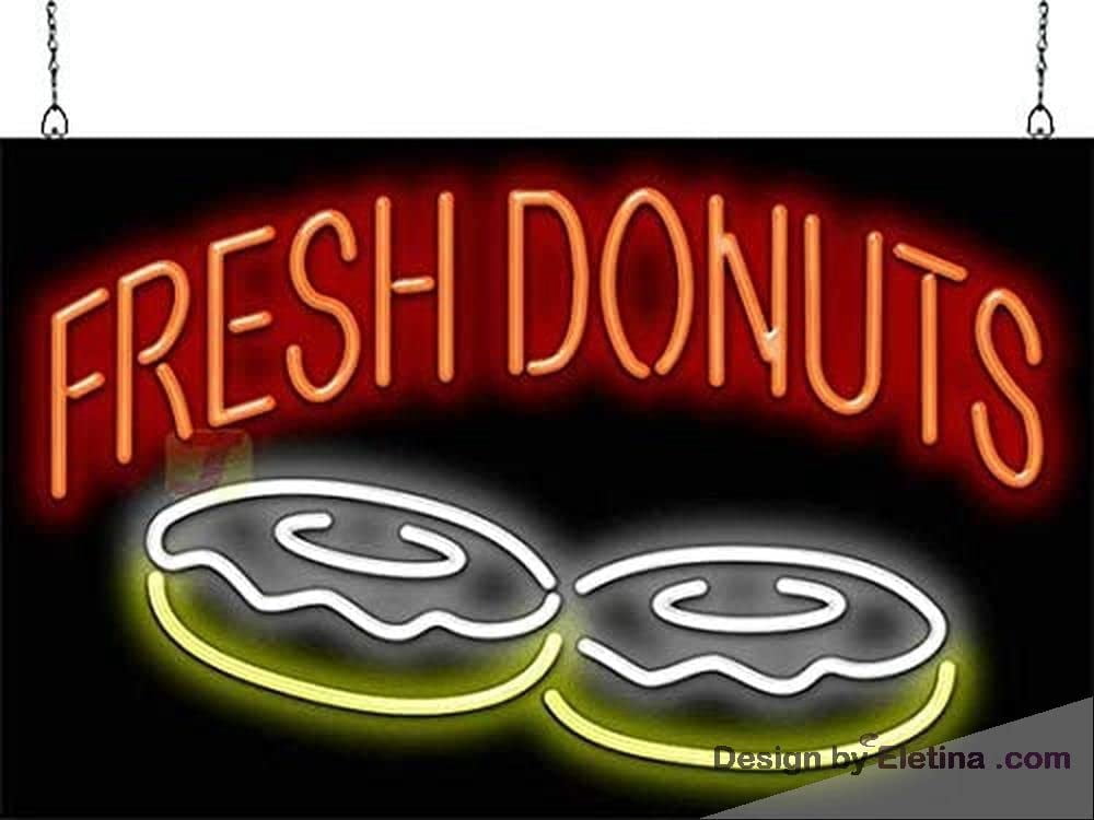 Neon Signs for Wall Decor Fresh Donuts Sign Neon Led Tubing 15x17inch ...