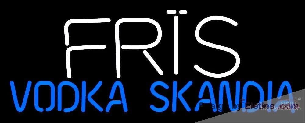 Neon Signs for Wall Decor Fris Vodka Skandia Handmade Art Sign Neon Led ...