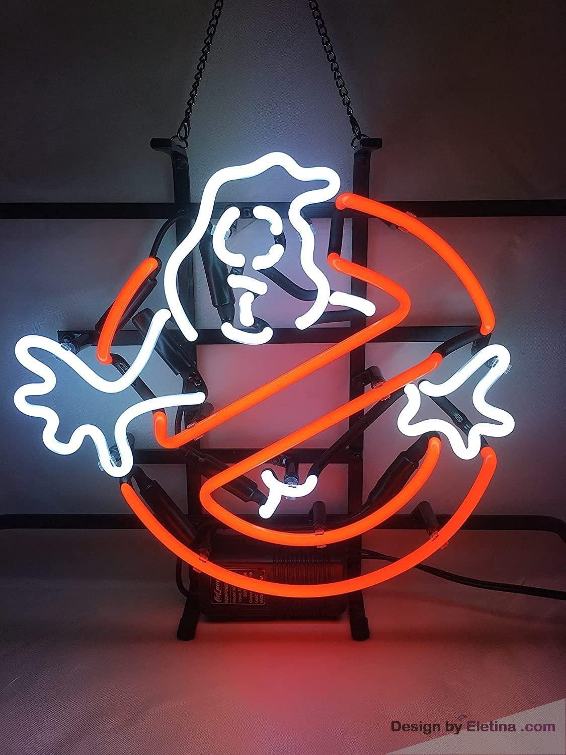 Neon Signs for Wall Decor Ghostbusters Real Led Light Beer Bar Pub ...