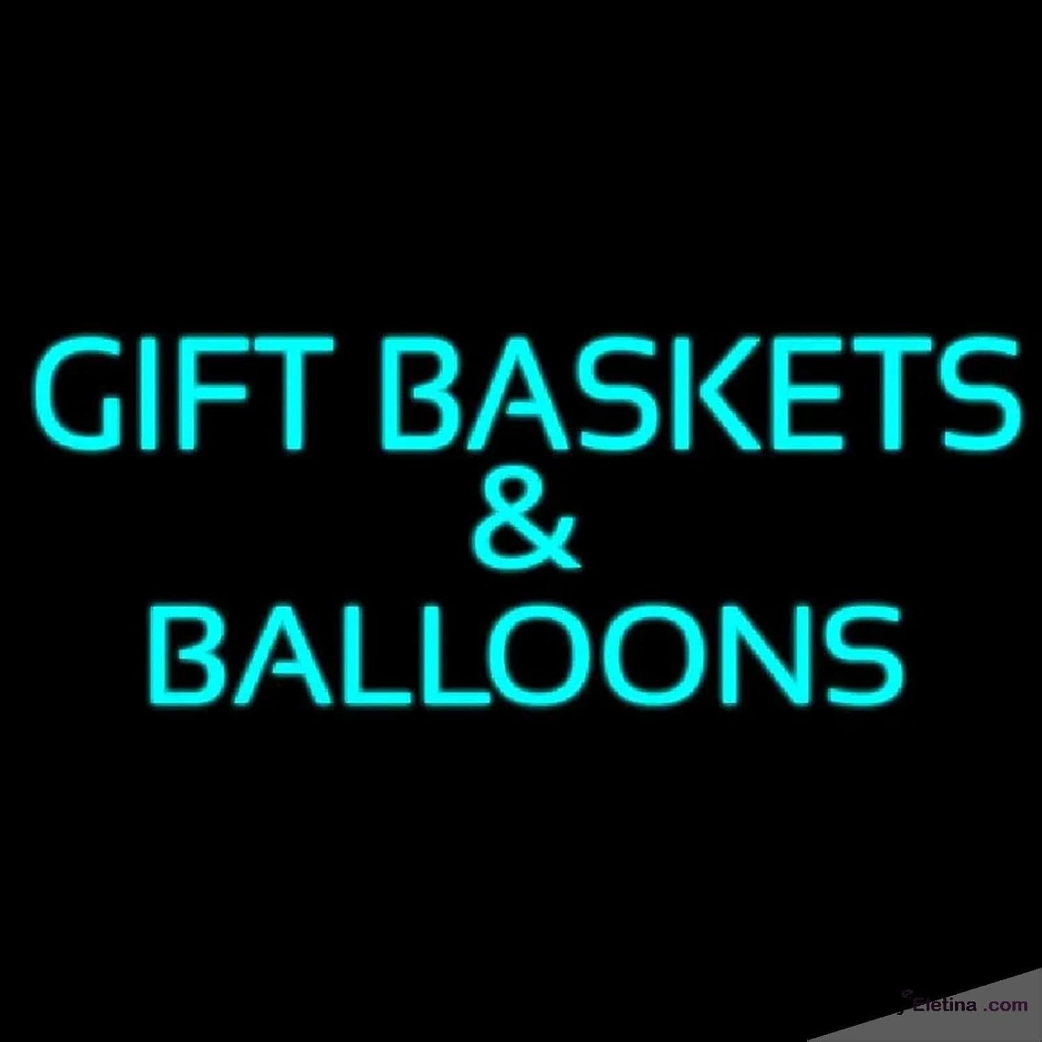 Neon Signs for Wall Decor Gift Baskets Balloons Turquoise Handmade Art ...