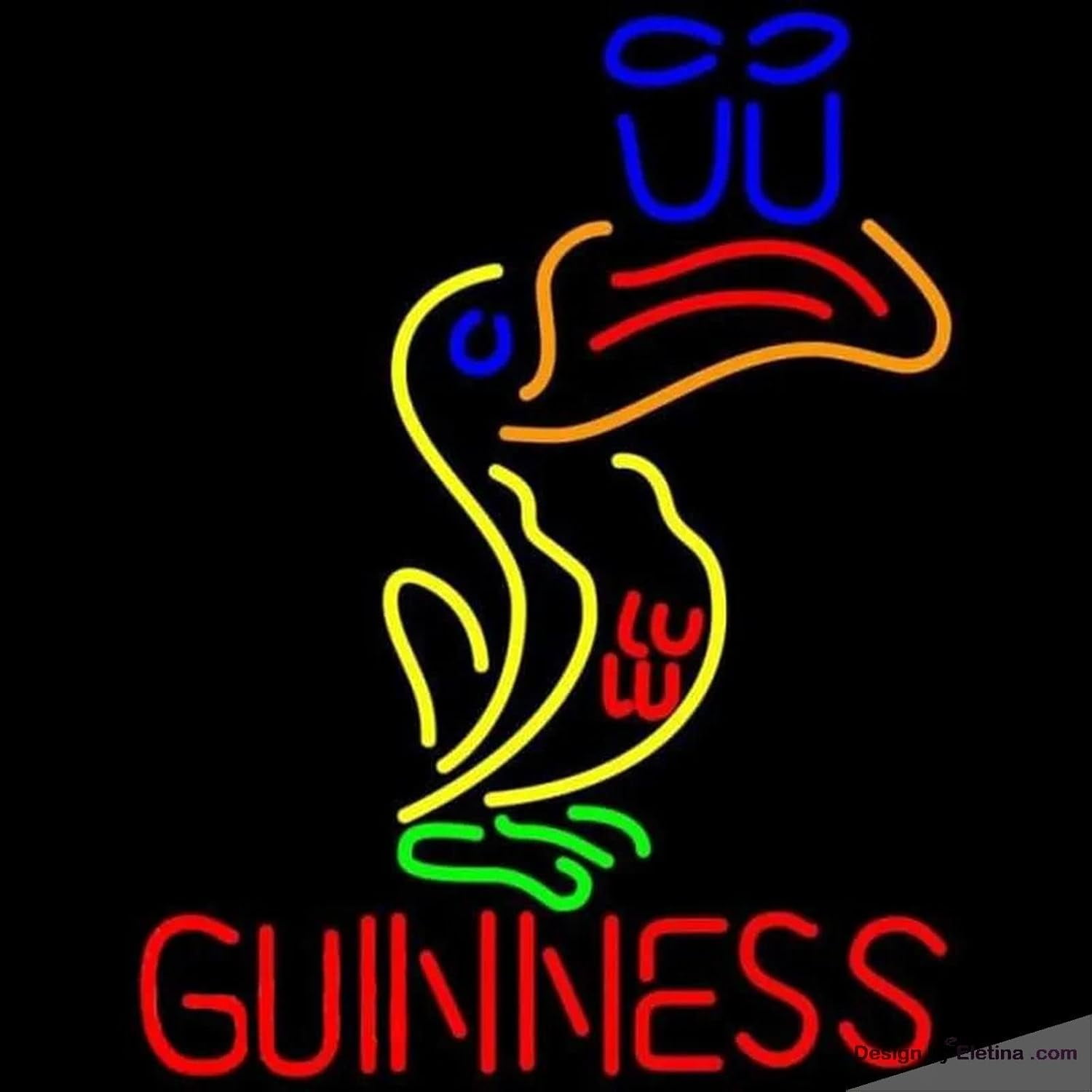 Neon Signs for Wall Decor Great Looking Multicolored Guinness Beer Sign ...