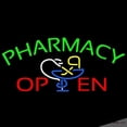 Neon Signs for Wall Decor Green Pharmacy Open Handmade Art Sign Neon ...