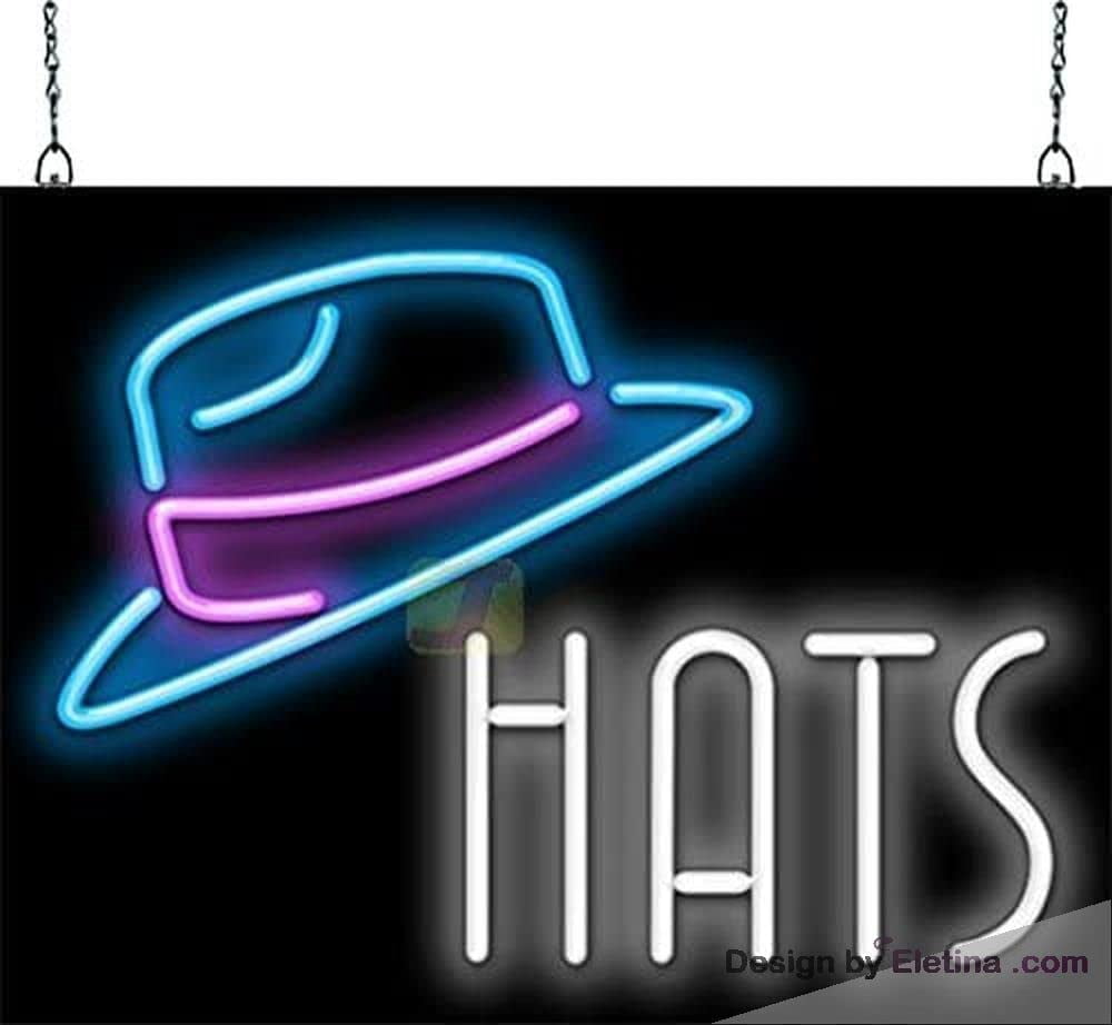 Neon Signs for Wall Decor Hats Sign Neon Led Tubing 15x17inch - Walmart.com
