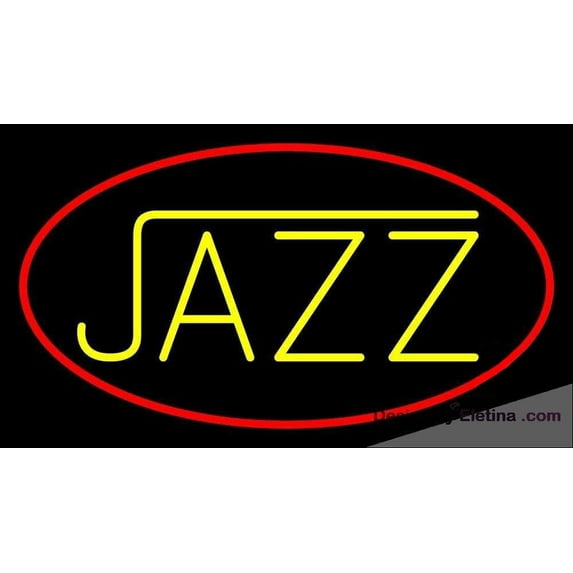 Neon Signs for Wall Decor Jazz Block Sign Neon Led Tubing16x20inch ...