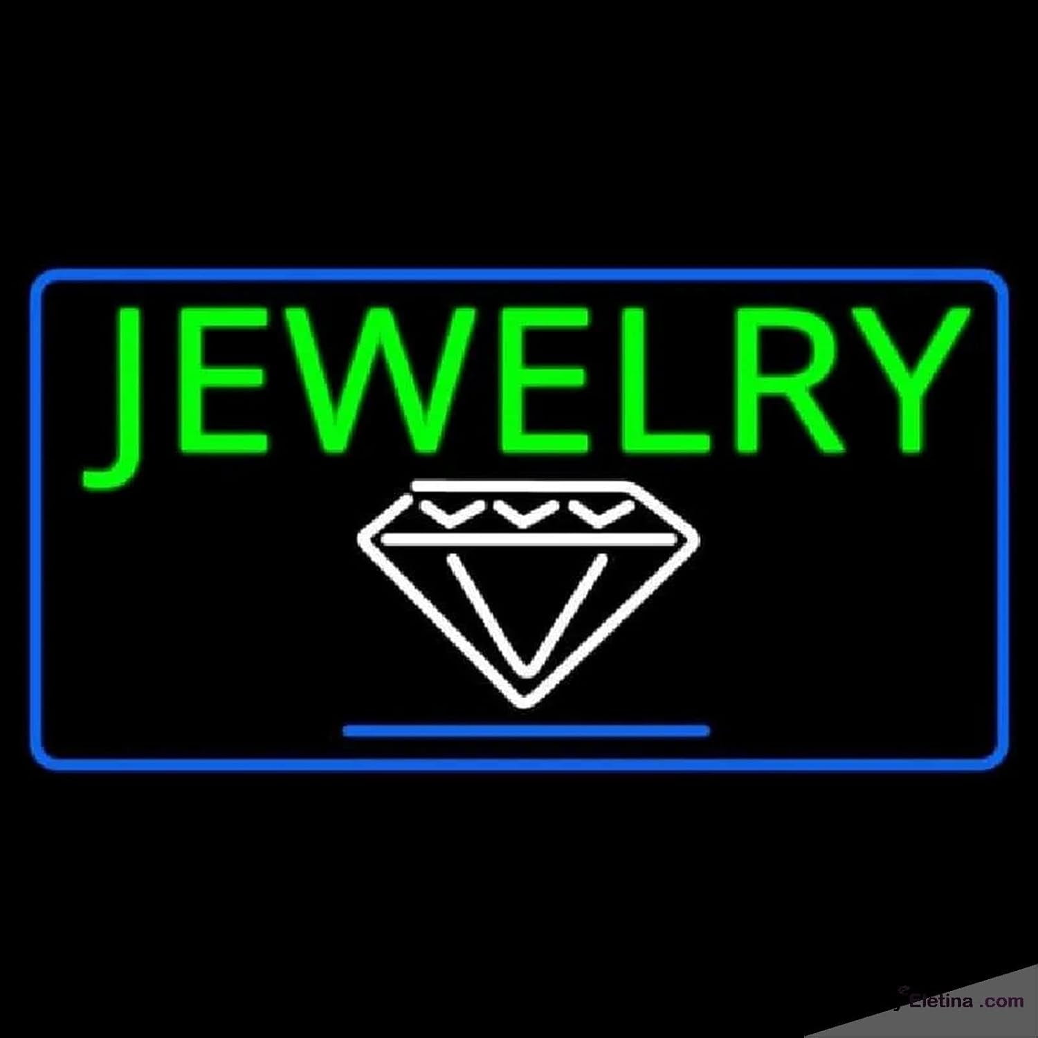 Neon Signs for Wall Decor Jewelry Block Diamond Logo Handmade Art Sign ...