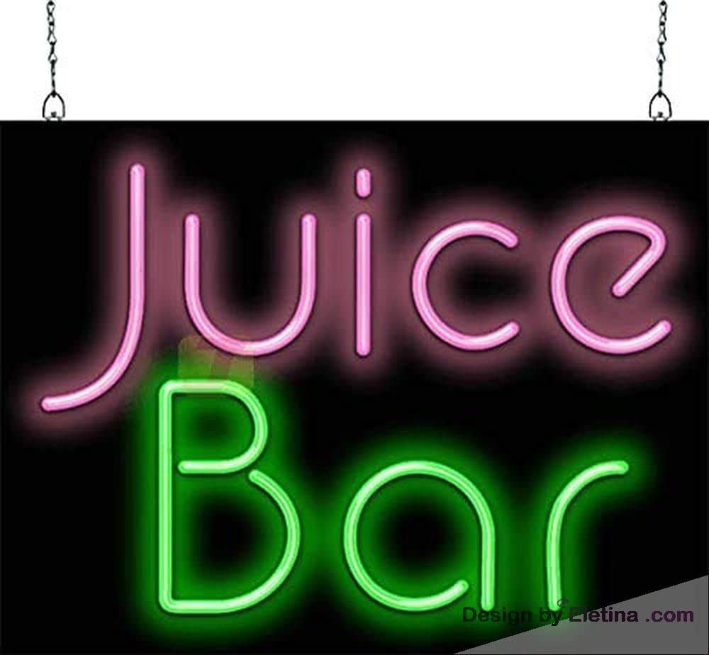 Neon Signs for Wall Decor Juice Bar Sign Neon Led Tubing16x20inch ...