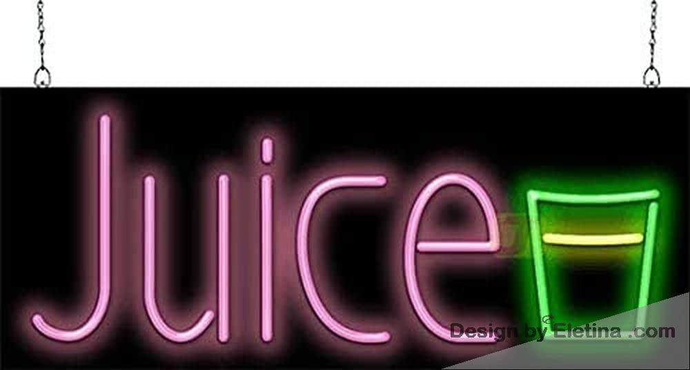 Neon Signs for Wall Decor Juice Sign Neon Led Tubing16x20inch - Walmart.com