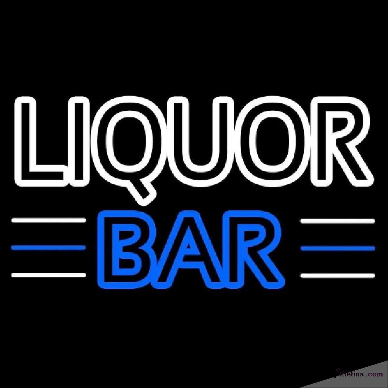 Neon Signs for Wall Decor Liquor Bar 3 Handmade Art Sign Neon Led ...