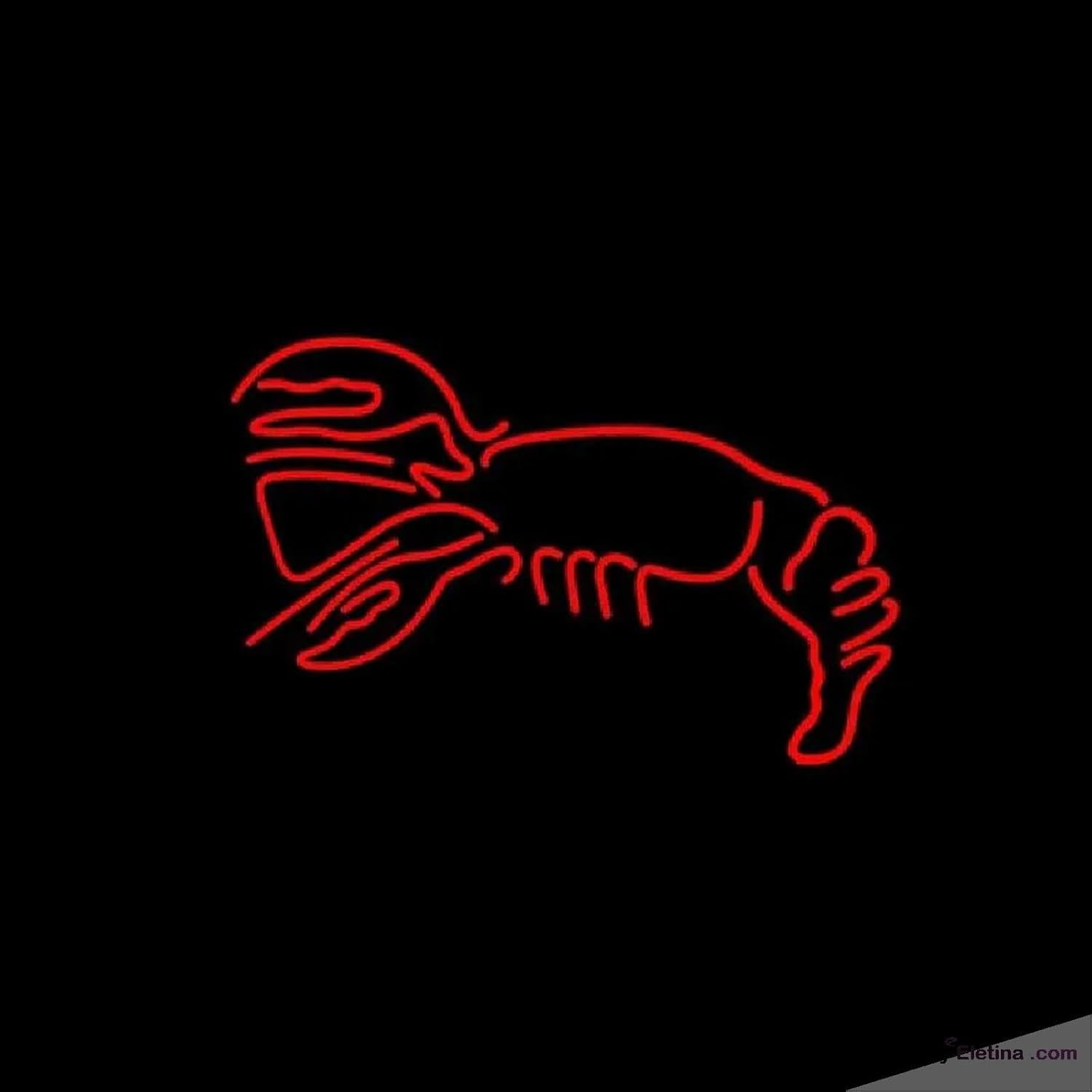 Neon Signs for Wall Decor Lobster In Red Logo Handmade Art Sign Neon ...