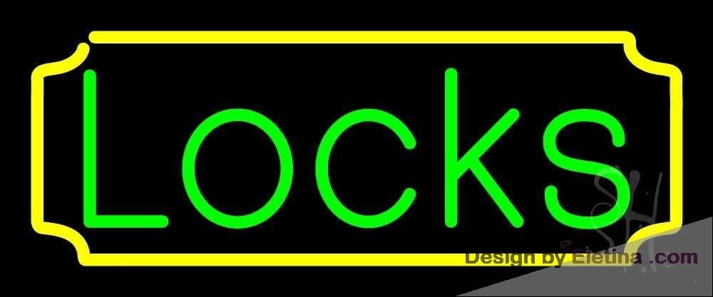 Neon Signs for Wall Decor Locks Sign Neon Led Tubing16x20inch - Walmart.com