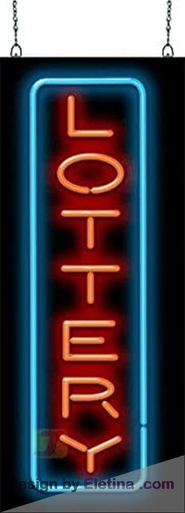 Neon Signs for Wall Decor Lottery Sign Vertical Neon Led Tubing ...