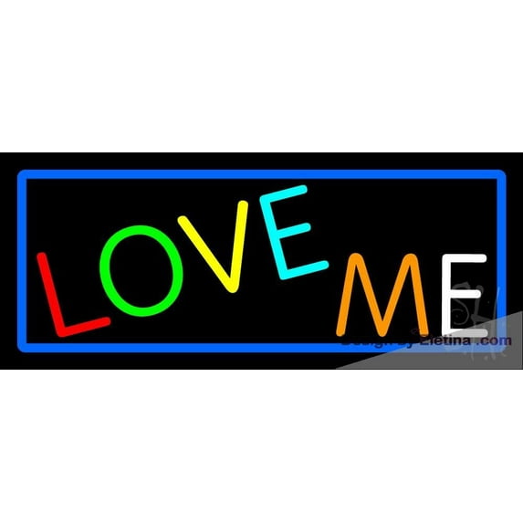 Neon Signs for Wall Decor Love Me Sign Neon Led Tubing16x20inch ...