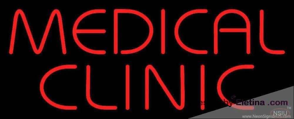 Neon Signs for Wall Decor Medical Clinic Handmade Art Sign Neon Led ...