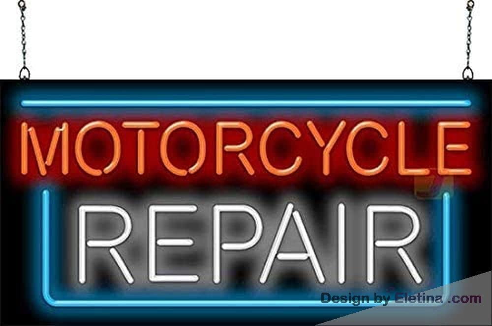 Neon Signs for Wall Decor Motorcycle Repair Sign Neon Led ...