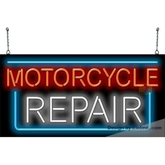 Neon Signs for Wall Decor Motorcycle Repair Sign Neon Led ...
