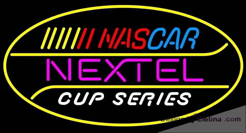 Neon Signs for Wall Decor Nascar Nextel Cup Series Handmade Art Sign ...