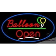 Neon Signs for Wall Decor Open Balloon Green Line Sign Neon Led ...