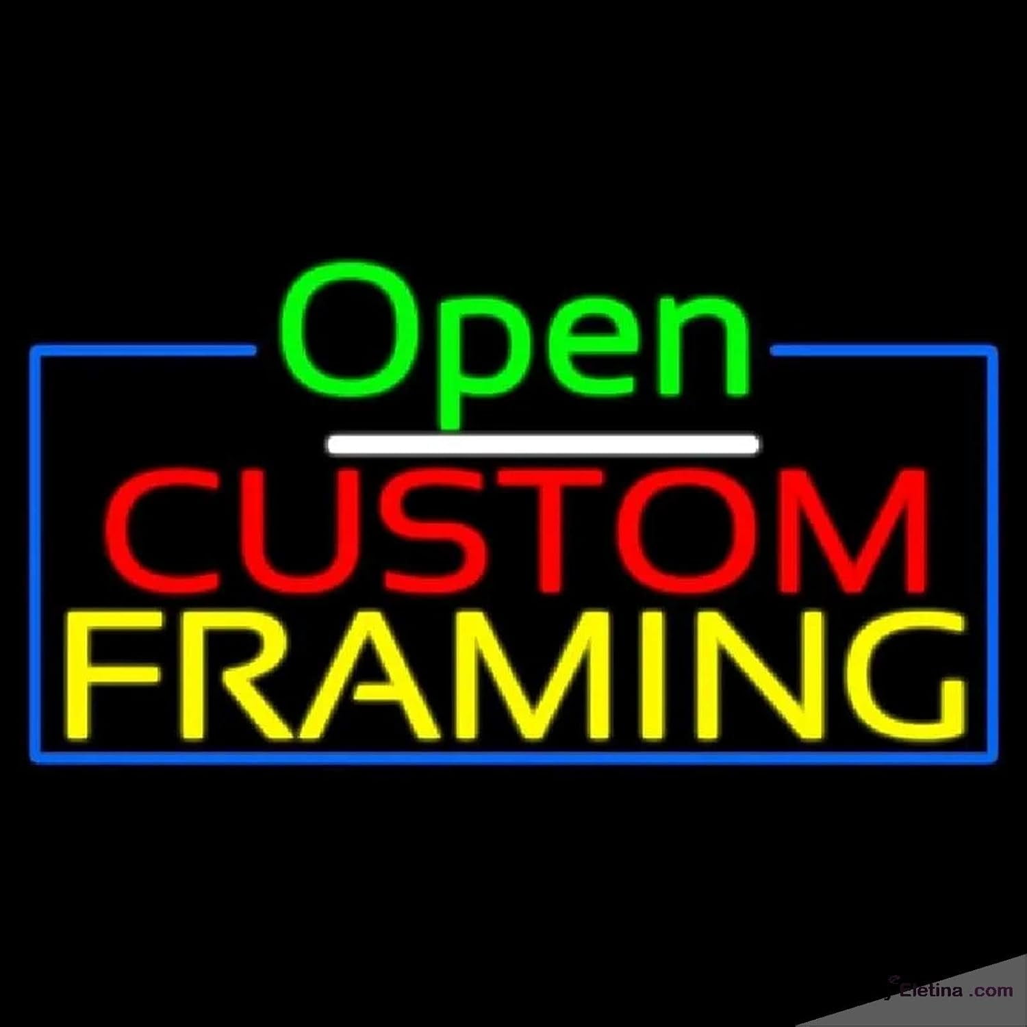 Neon Signs for Wall Decor Open Custom Framing Handmade Art Sign Neon ...