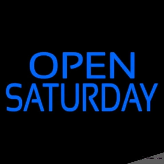 Neon Signs for Wall Decor Open Saturday Handmade Art Sign Neon Led ...