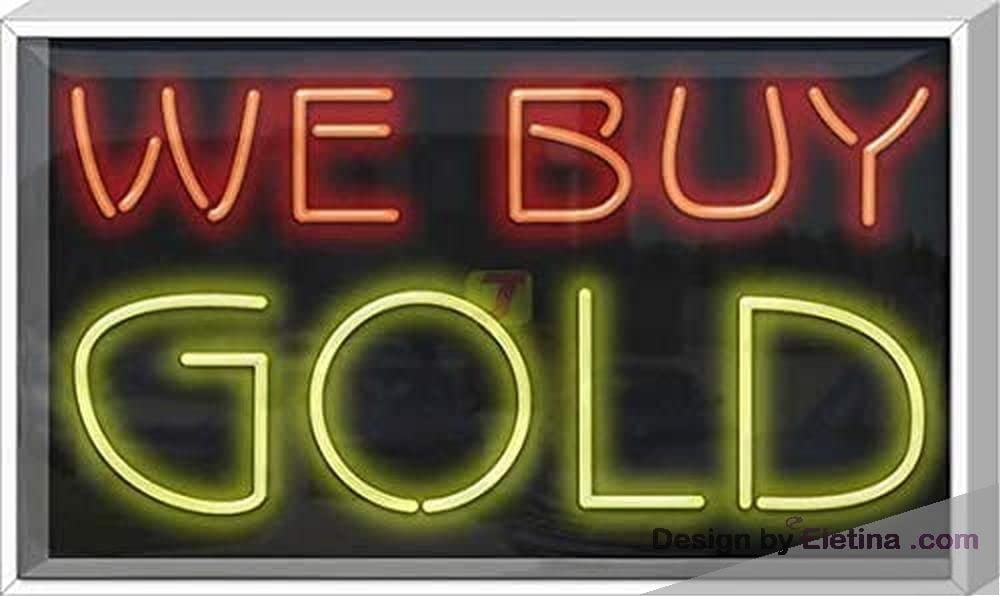 Neon Signs for Wall Decor Outdoor We Buy Gold Sign Neon Led ...