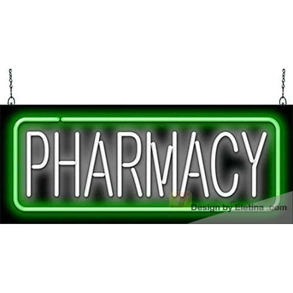 Neon Signs for Wall Decor Pharmacy Sign Neon Led Tubing16x20inch ...