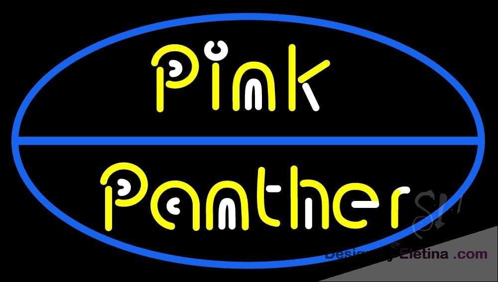 Neon Signs for Wall Decor Pink Panther Sign Neon Led Tubing 15x17inch ...