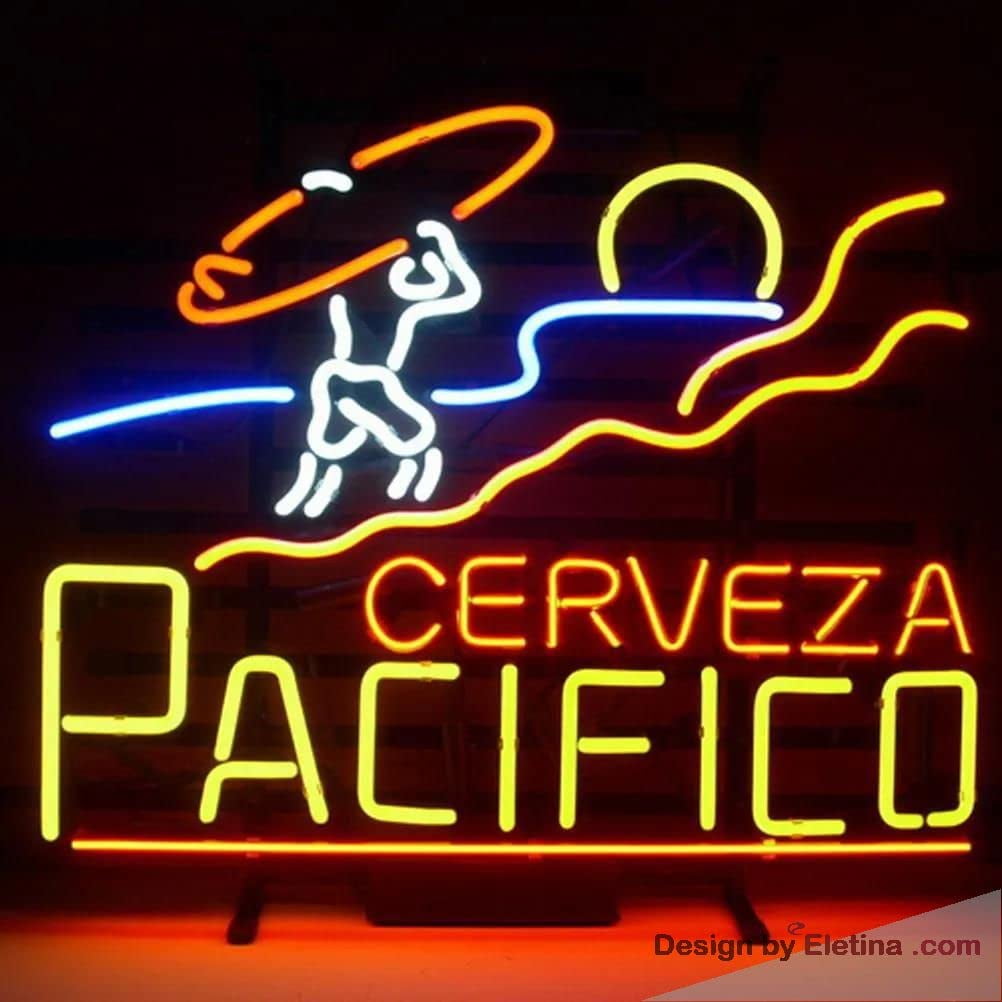 Neon Signs for Wall Decor Professional Pacifico Clara Mexican Cerveza ...