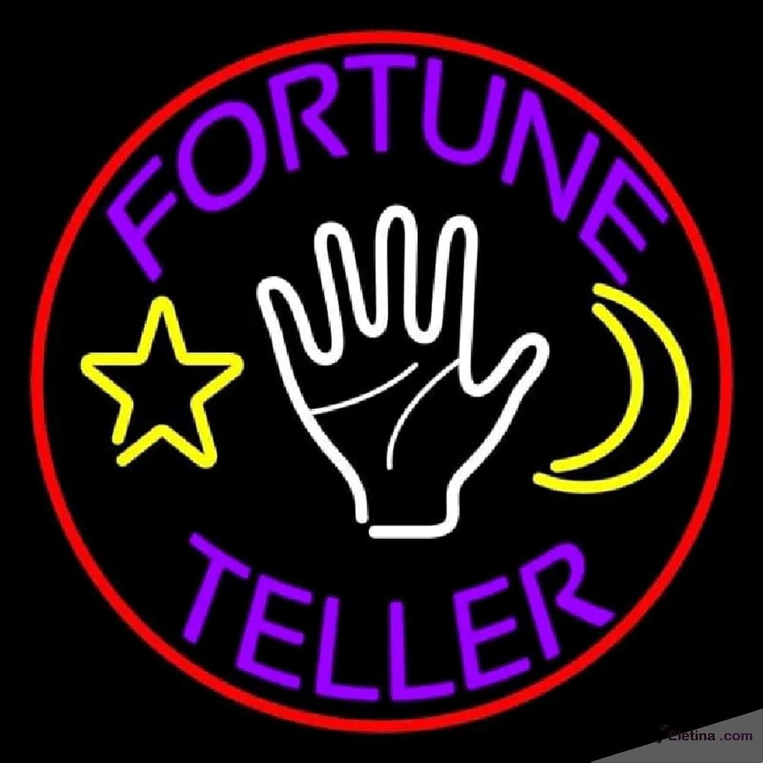 Neon Signs for Wall Decor Purple Tune Teller With Logo Handmade Art ...