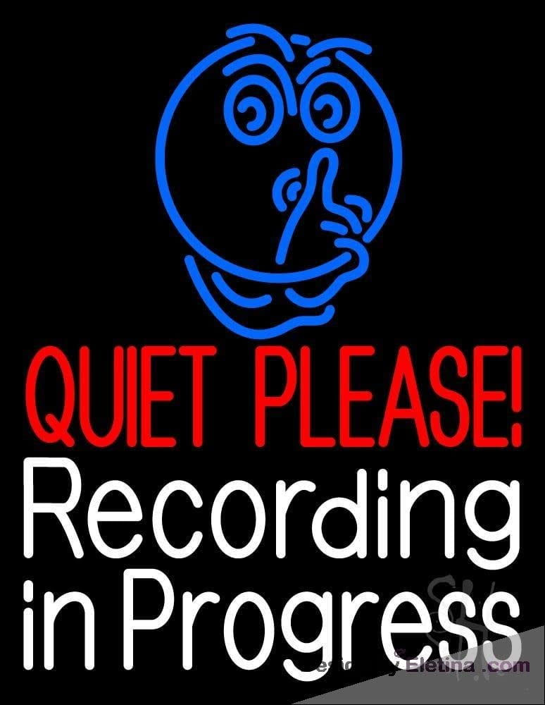 Neon Signs for Wall Decor Recording In Progress Sign Neon Led ...