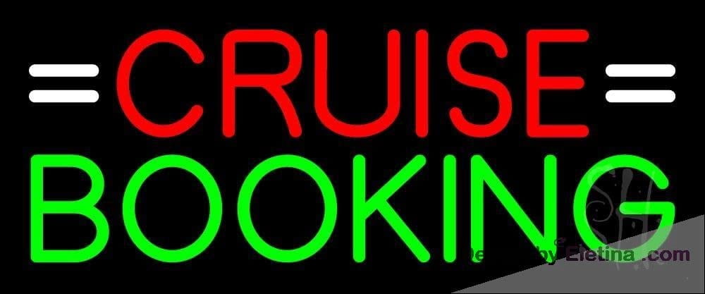 Neon Signs for Wall Decor Red Cruise Green Booking Sign Neon Led Tubing ...