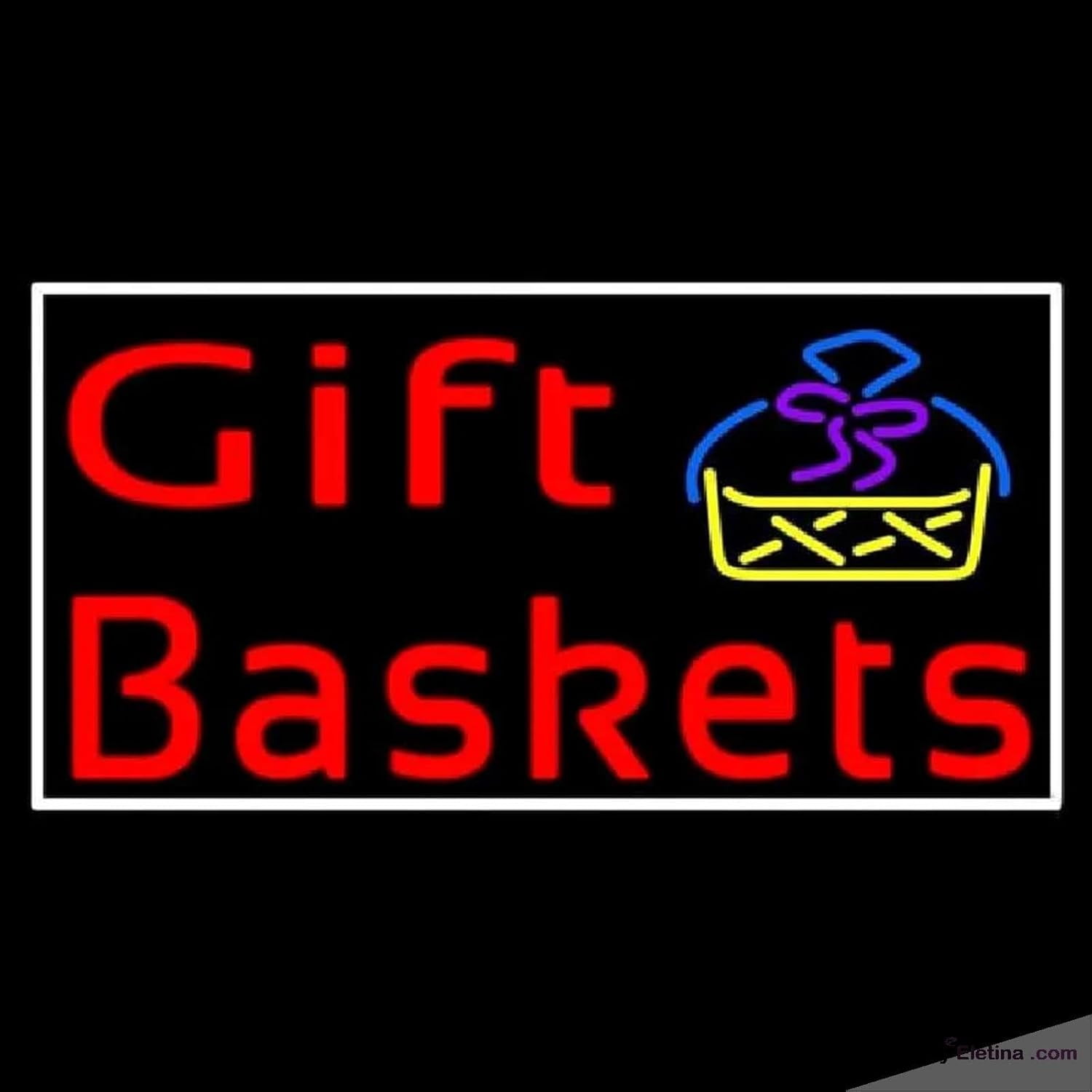Neon Signs for Wall Decor Red Gift Baskets With Logo Handmade Art Sign ...