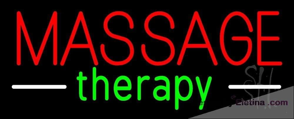 Neon Signs for Wall Decor Red Massage Therapy Sign Neon Led ...